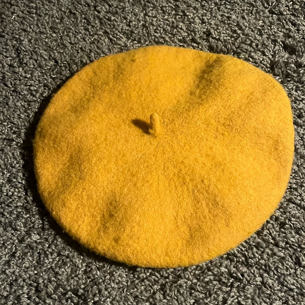 Mustard Yellow Beret From Urban Outfitters - Gem